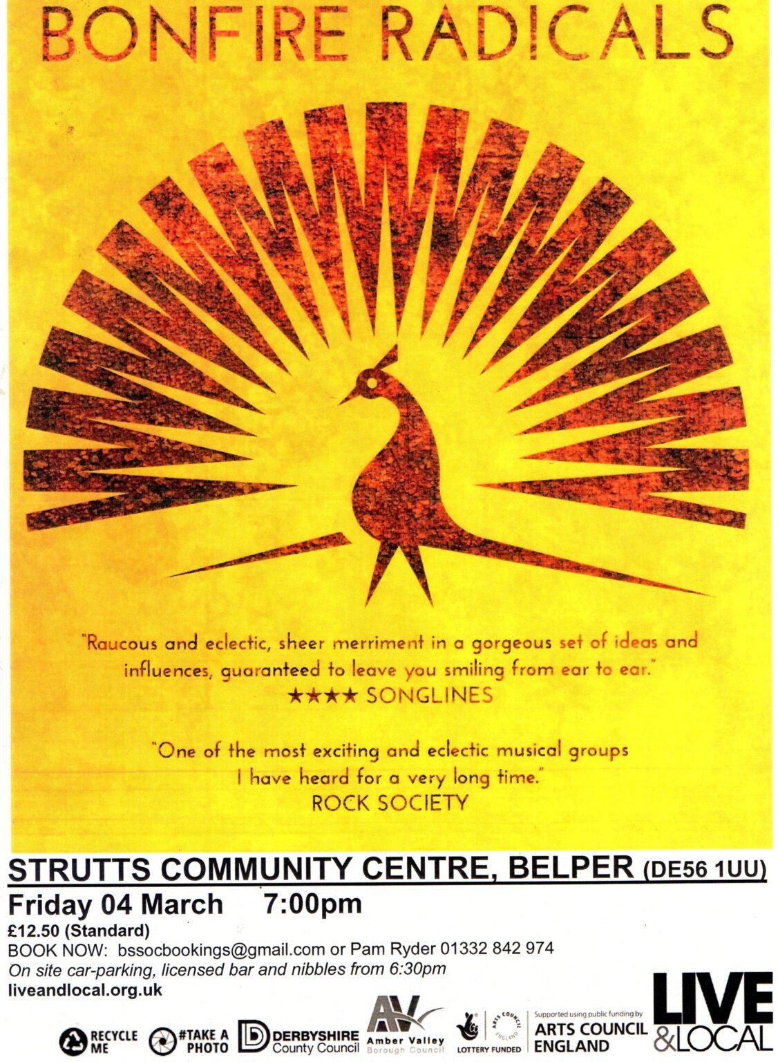 Bonfire Radicals coming to The Strutt Centre in Belper - Milford ...